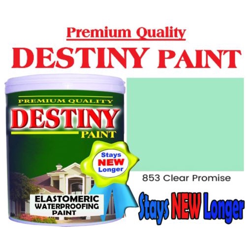 Destiny Elastomeric Paint – 853 Clear Promise 4 Liters | Shopee Philippines
