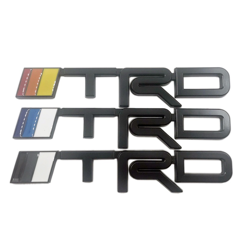 1 x Big Metal New Model TRD Car Auto Side Rear Trunk Decorative Emblem ...