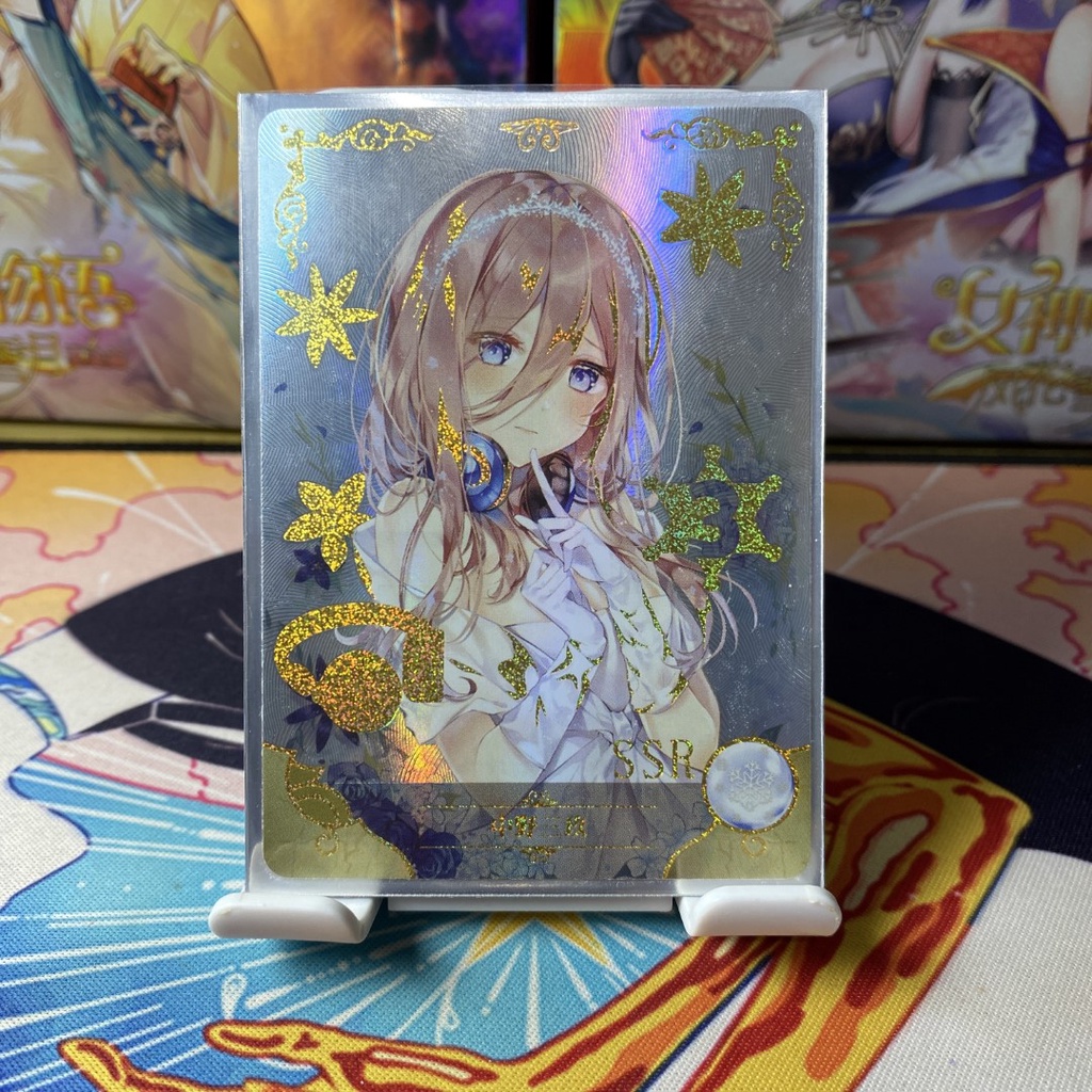 SSR Miku Nakano from Quintessential Quints - Goddess Story TCG Anime ...