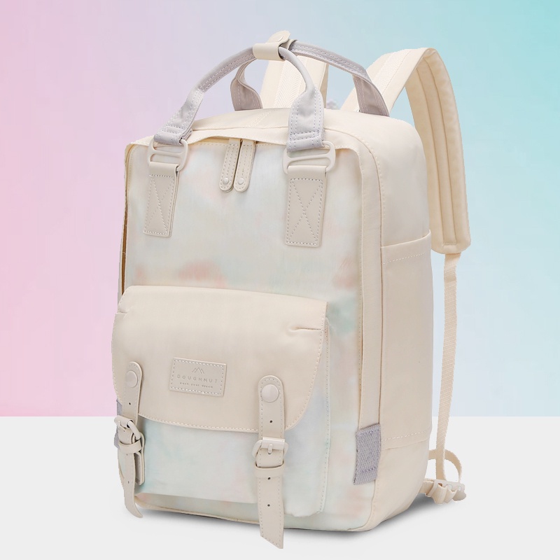 Doughnut macaroon backpack korean school bag 16L large capacity ...