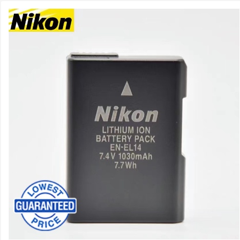 Nikon EN-EL14 battery for nikon D5500 D5100 D5200 D5300 D3200 D3100 ...