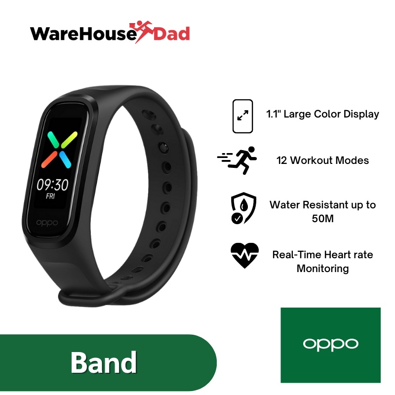 Oppo Band Bluetooth Watch Continuous Spo2 Monitoring 50m Water Resistance | Shopee Philippines