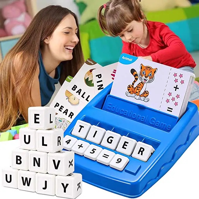 Children's educational toys/letter matching playing cards learning ...