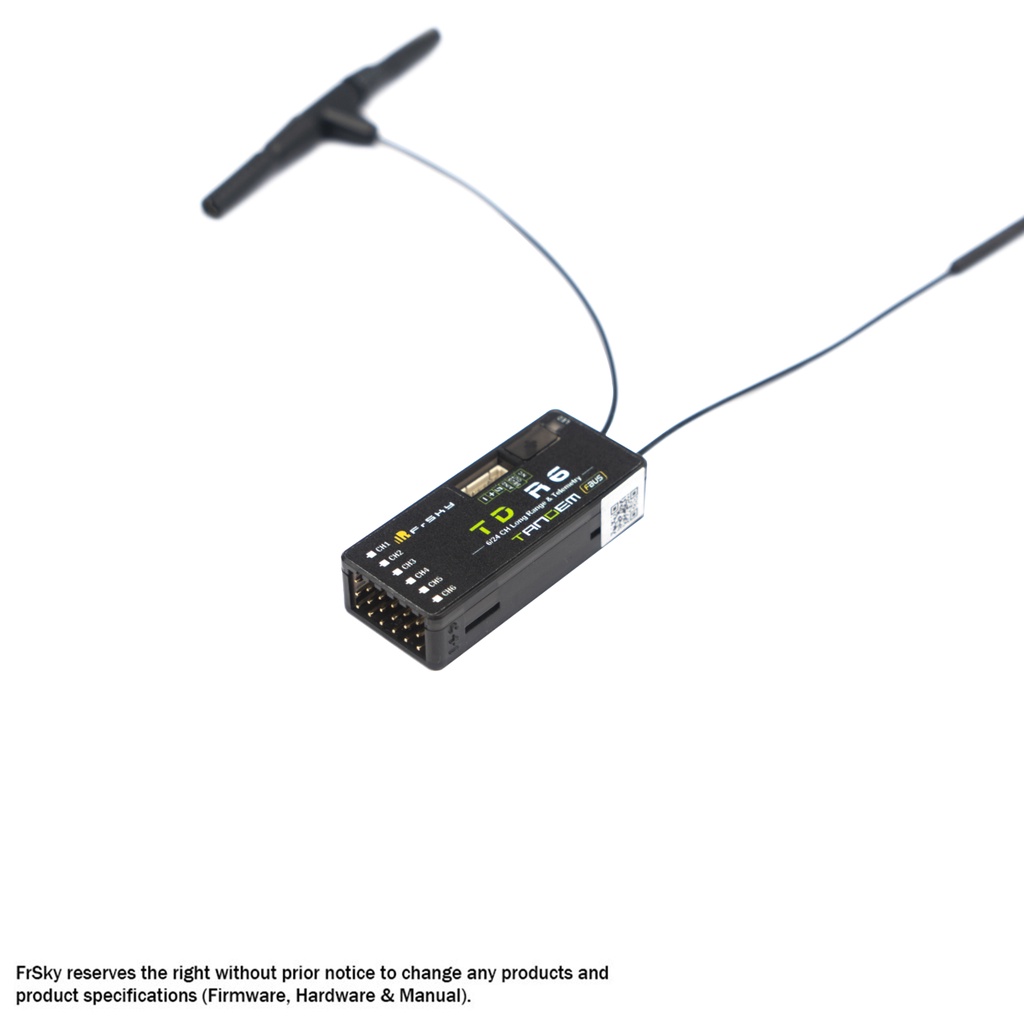 FrSky TD R6 2.4Ghz / 900Mhz Tandem dual-band Receivers 6CH PWM ...