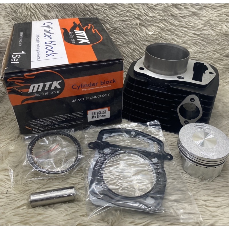MTK CYLINDER BLOCK FOR RUSI SIGMA250 STD/65.5 MM | Shopee Philippines