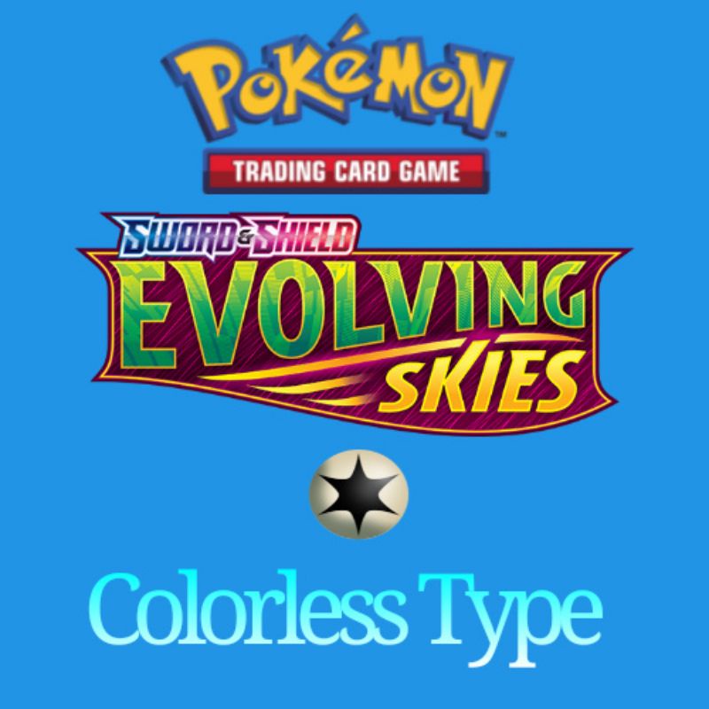 Pokemon TCG Evolving Skies Colorless Type Common/Uncommon | Shopee ...