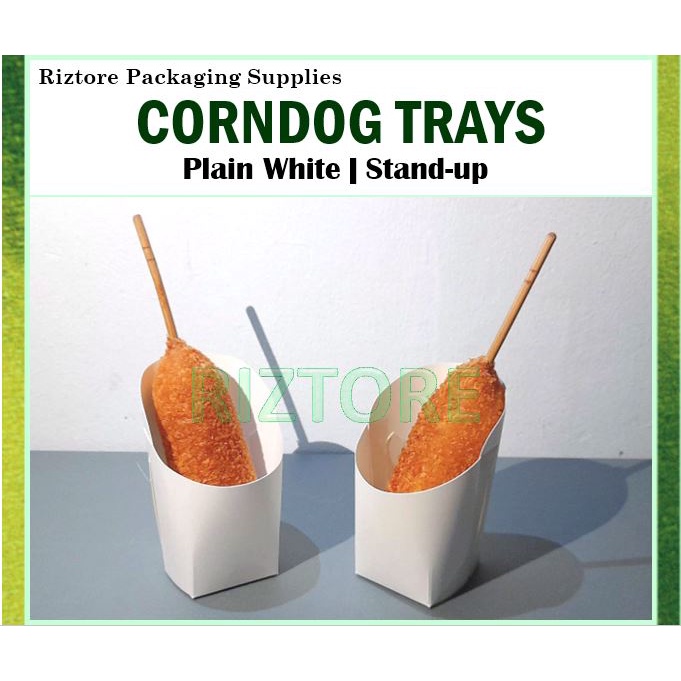 100pcs Stand up French Fries Holder Small/Corndog Holder/Lumpia ...