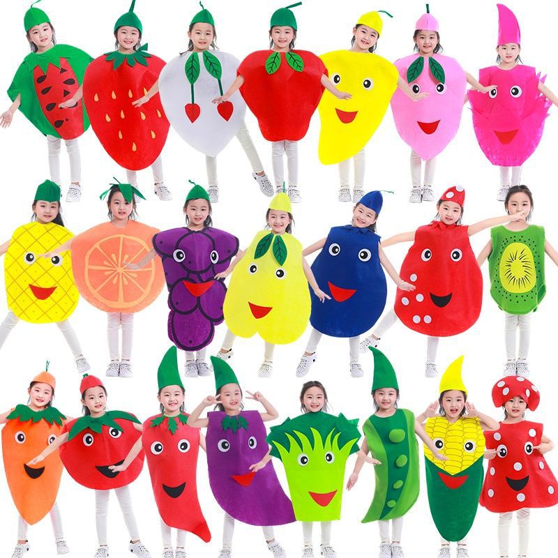 [XCV]Nutrition Month Costume Fruits Cosplay For Kids(Free Size) | Shopee Philippines