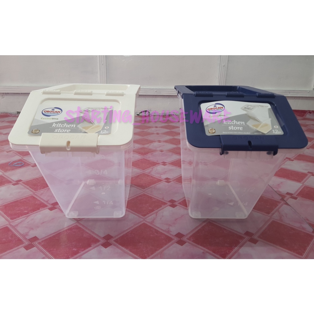 OROCAN Store Kitchen Food Storage Cereal/Rice Cucina Uno 12kg and 28KG ...