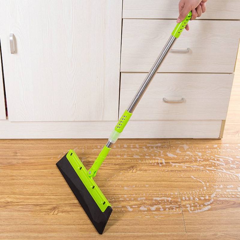 Wiper Scraper 180° Rotatable Floor Cleaning Mop Wiper Magic Broom ...