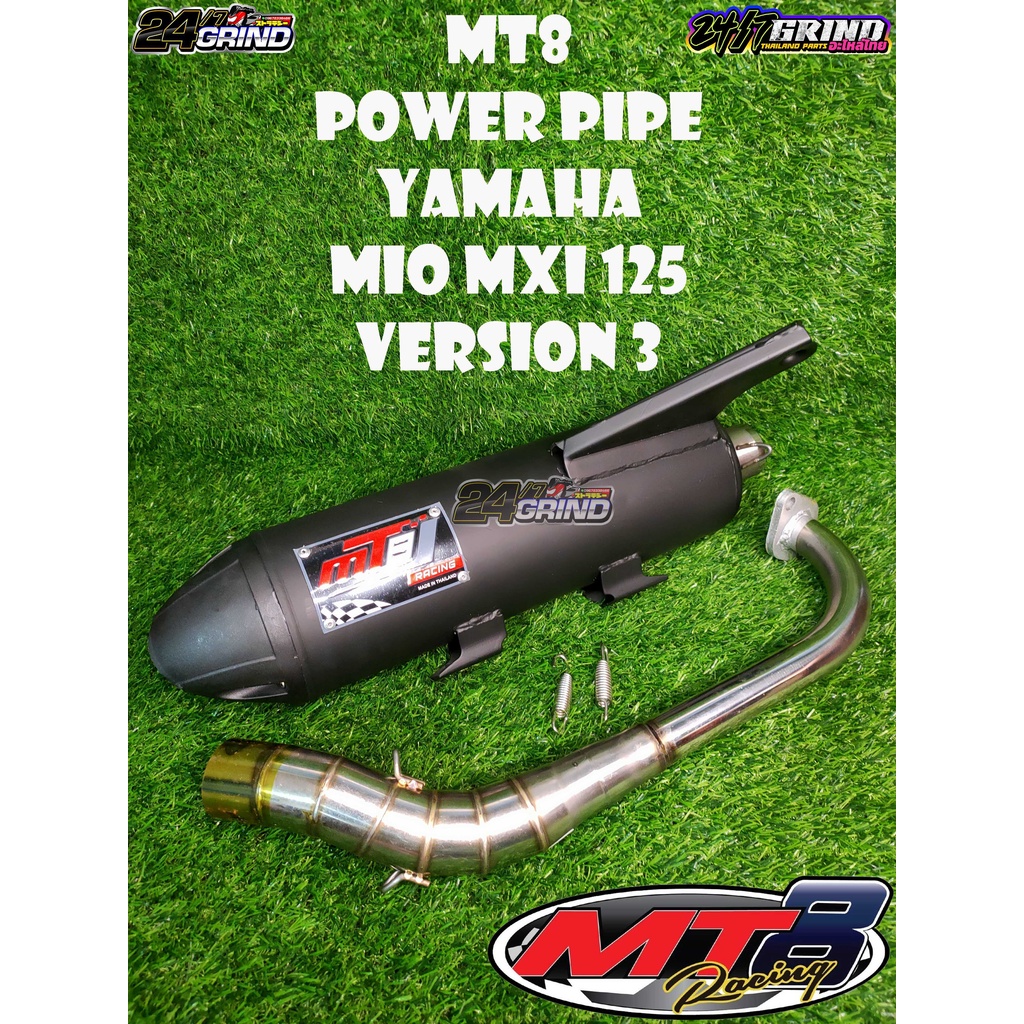 MT8 POWER PIPE YAMAHA MIO MXI 125 VERSION 3 THAILAND MADE | Shopee ...