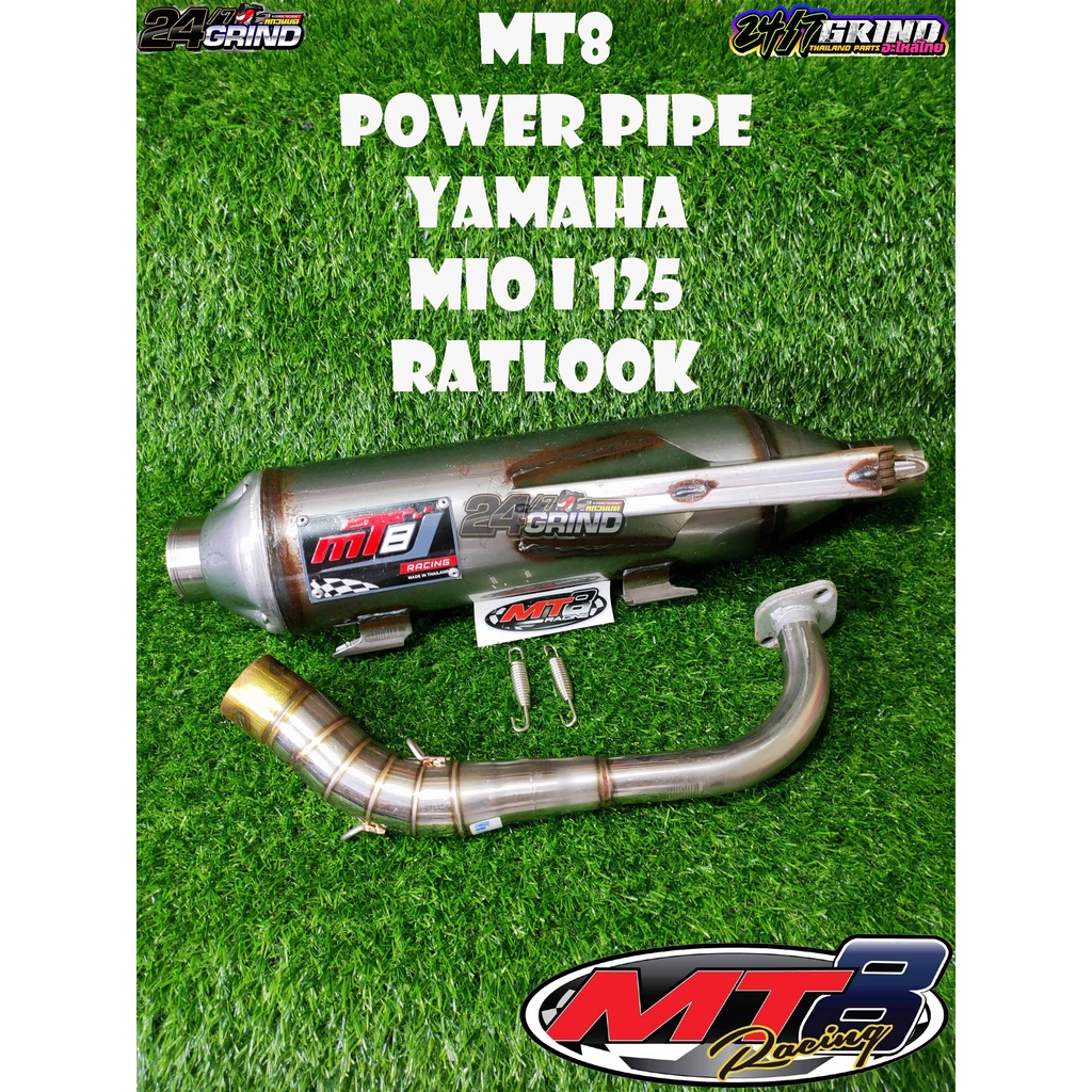 MT8 POWER PIPE YAMAHA MIO I 125 / MIO SOUL I GT 125 RATLOOK THAILAND ...