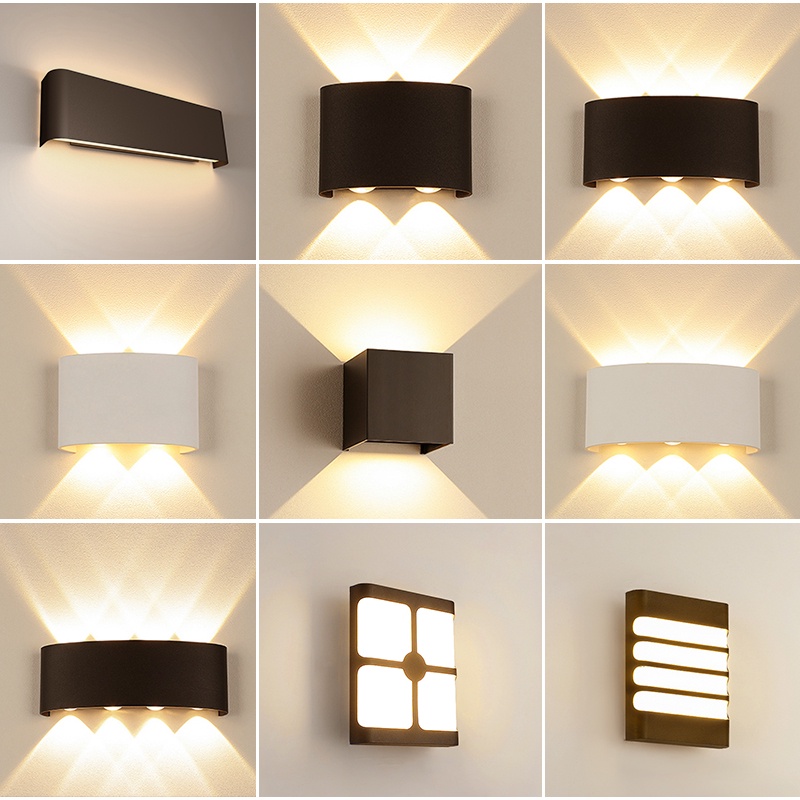 CANMEIJIA LED Wall Lamp Waterproof Ip65 Outdoor Indoor Lighting ...