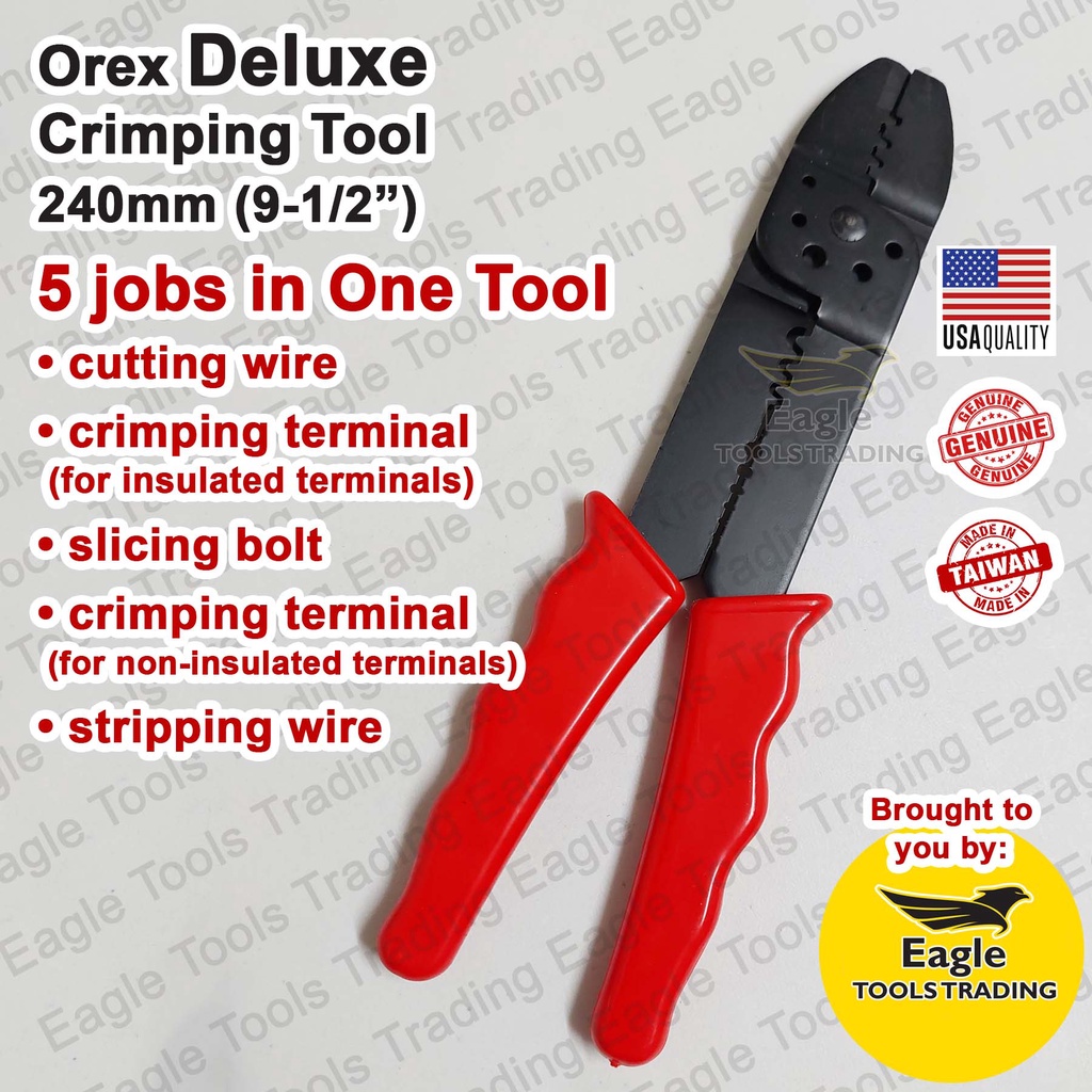 Orex Crimping Tool A Quality Hand Tool For Crimping Wire Stripping Wire ...