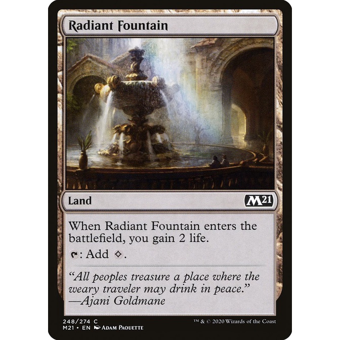 MTG Magic: The Gathering - Radiant Fountain | Shopee Philippines