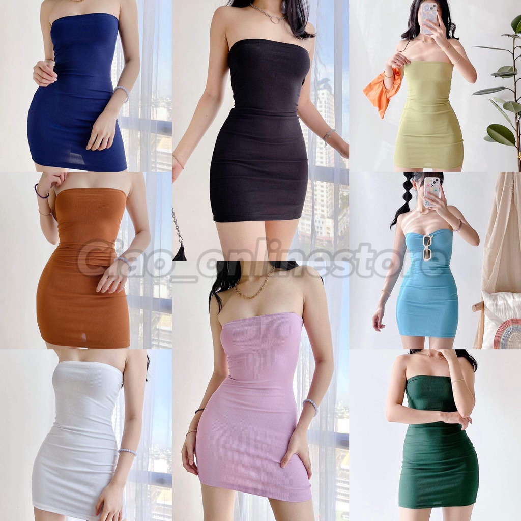 Tube Dress Sexy Fitted Bodyhugging Inner Tube Dress by Ciao Online ...