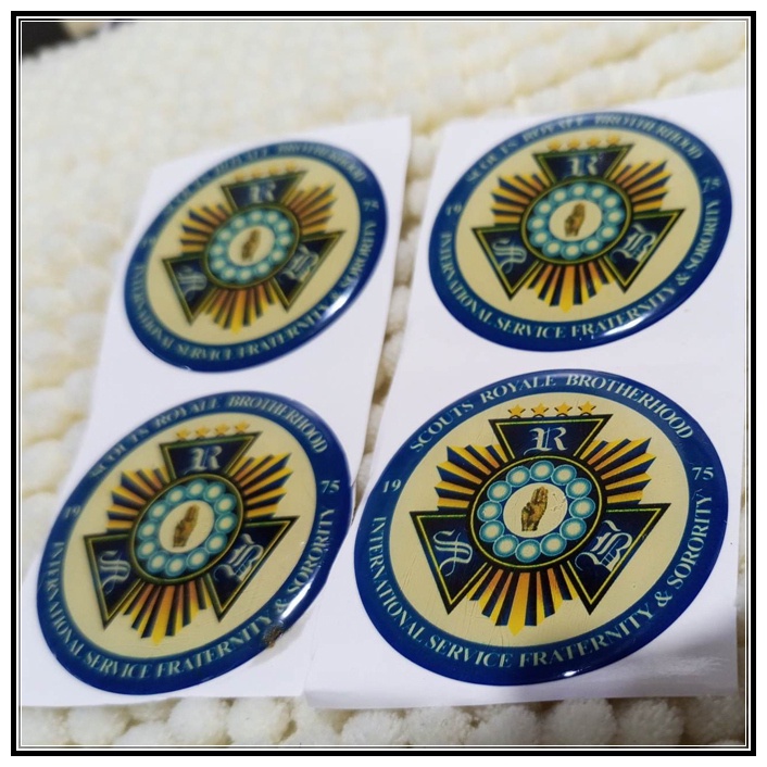 SRB Scout Royale Brotherhood Embossed Sticker Decal Car Motorycle ...