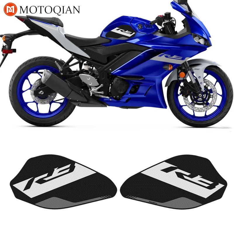 Side Tank Pad Sticker For Yamaha YZF-R3 YZFR3 YZF R3 2019 2020 2021 ...