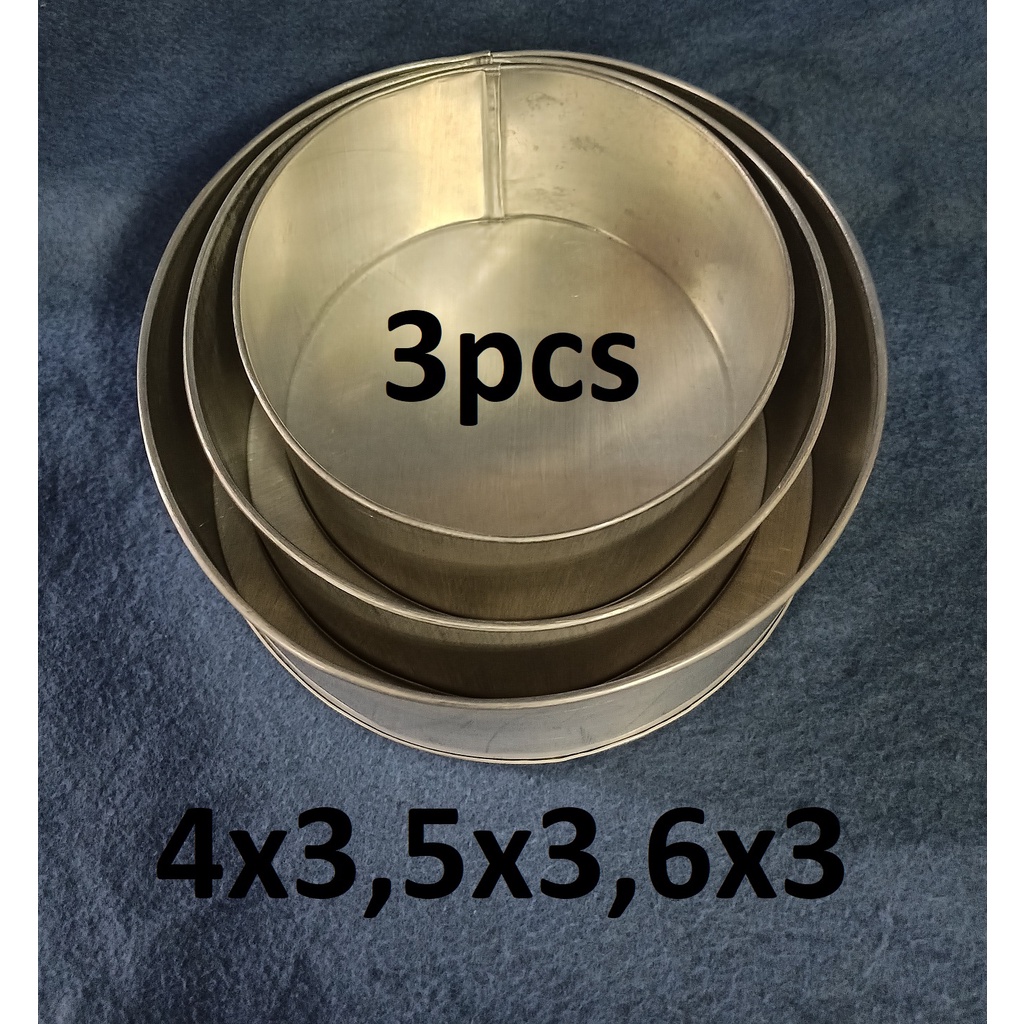 ROUND PAN / BENTO CAKE MOLDER / ROUND CAKE PAN ALUMINUM | Shopee ...