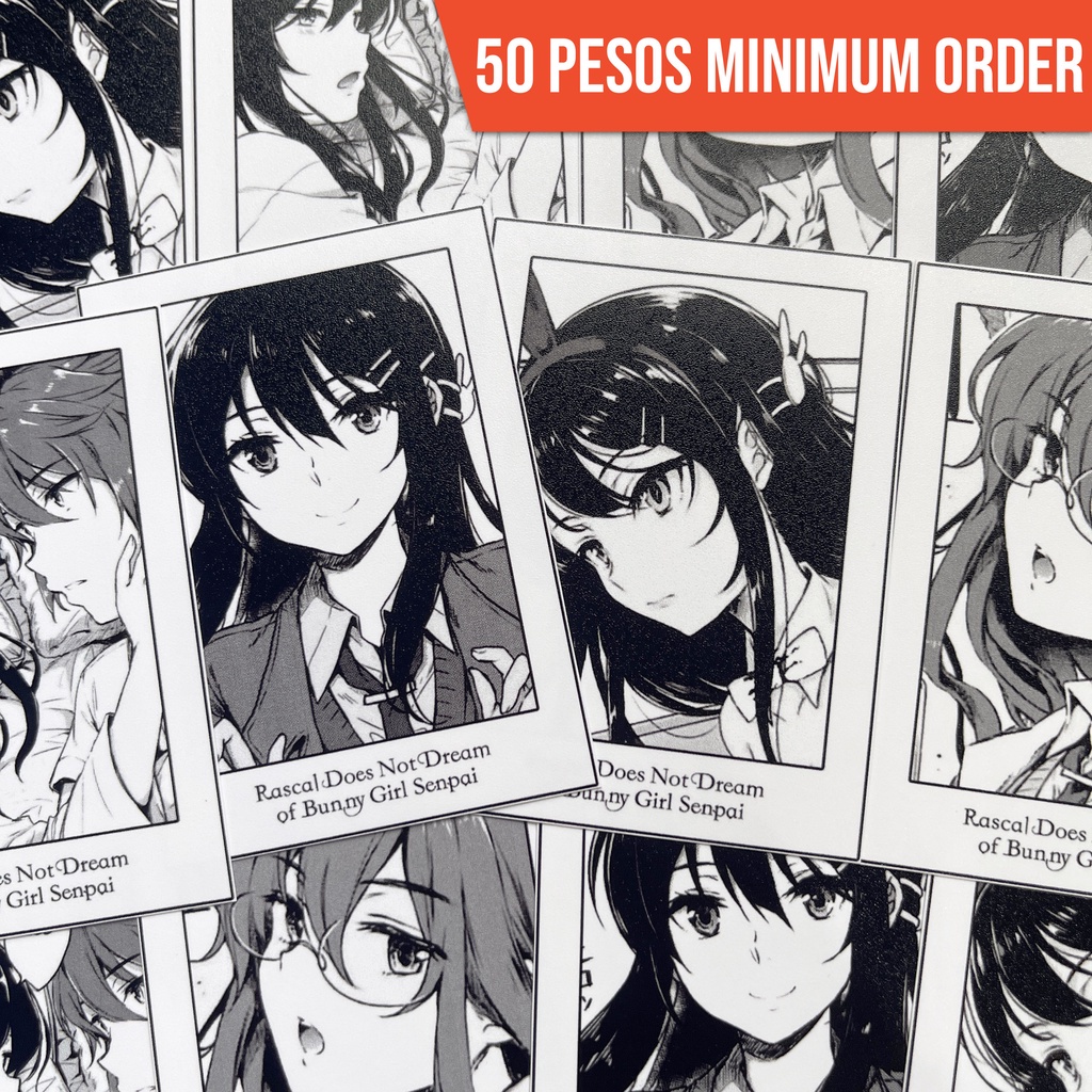 Bunny Girl Senpai Anime Manga Photocard (Photopaper) | Shopee Philippines