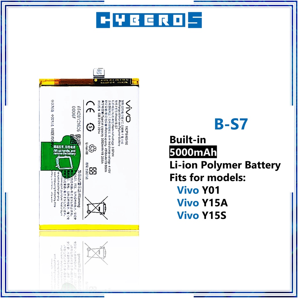 Battery of Vivo Y01 / Y15A / Y15S B-S7 | Shopee Philippines