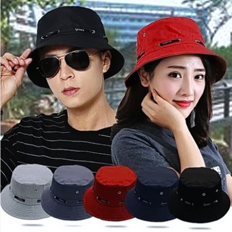 Sport Plain Affordable Korean Bucket Hat Unisex | Shopee Philippines