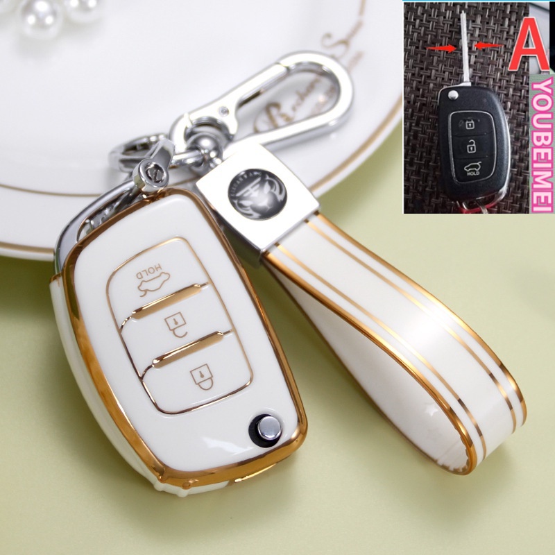 1PCS TPU Car Key Cover Case For Hyundai Tucson Creta ix25 ix35 ix45 ...