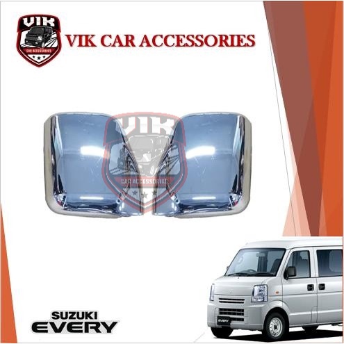 Suzuki Every DA64V Side Mirror Chrome Cover Ordinary Van Transformer ...