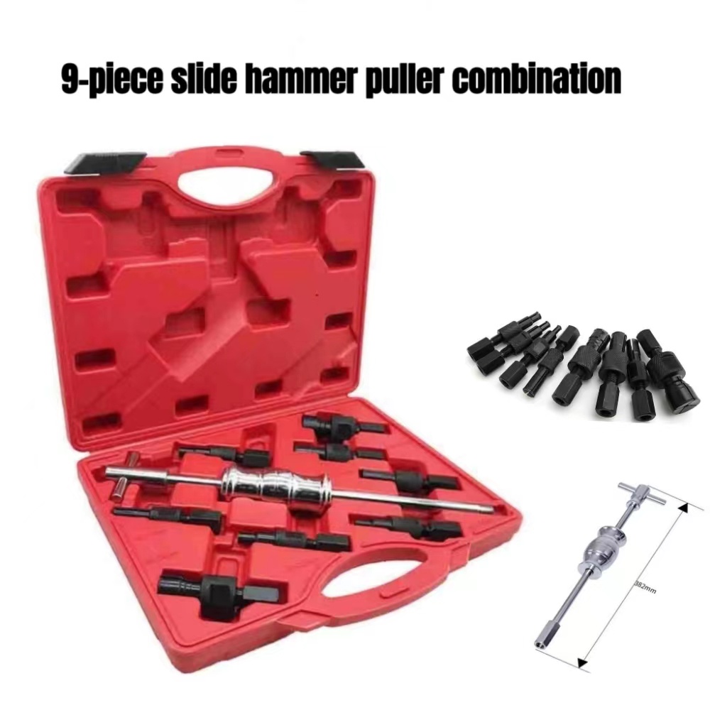 9-Piece Internal Bearing Removal Tool Puller Combination Internal Bore ...
