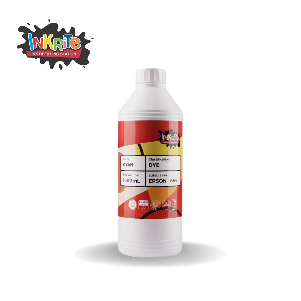 Inkrite Ink for Epson L-Series 664 Inkjet Printers, 1000 ml | Shopee ...
