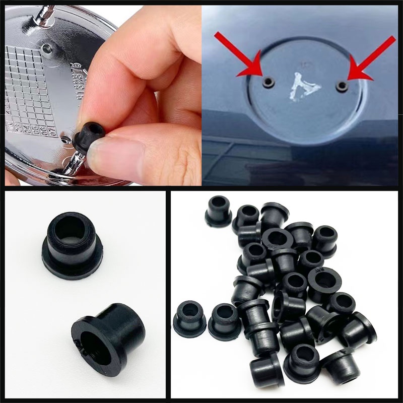 10PCS Auto Accessories Car Hood Trunk Emblem Grommet Holder Plastic ...