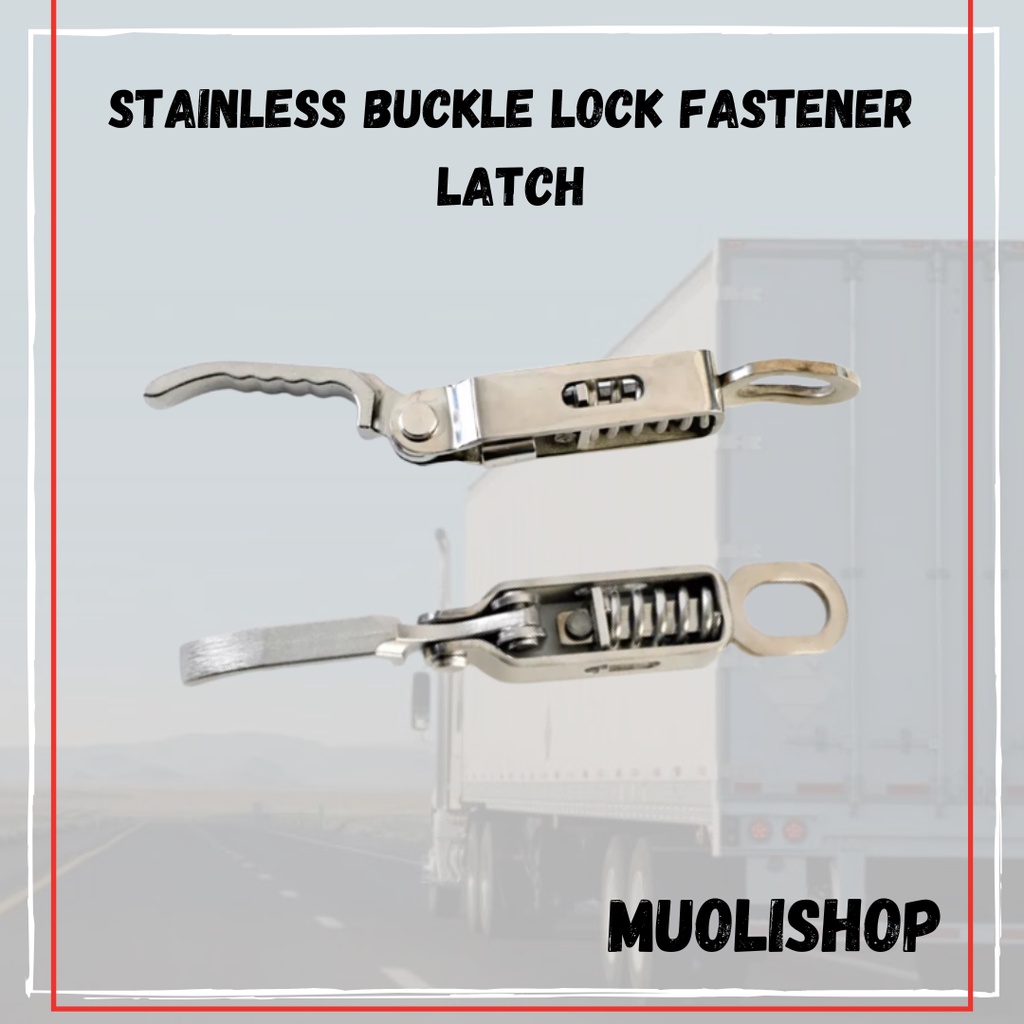 𝙈𝙐𝙊𝙇𝙄 Stainless & Metal Buckle Lock Fastener Lockable Truck Trailer ...
