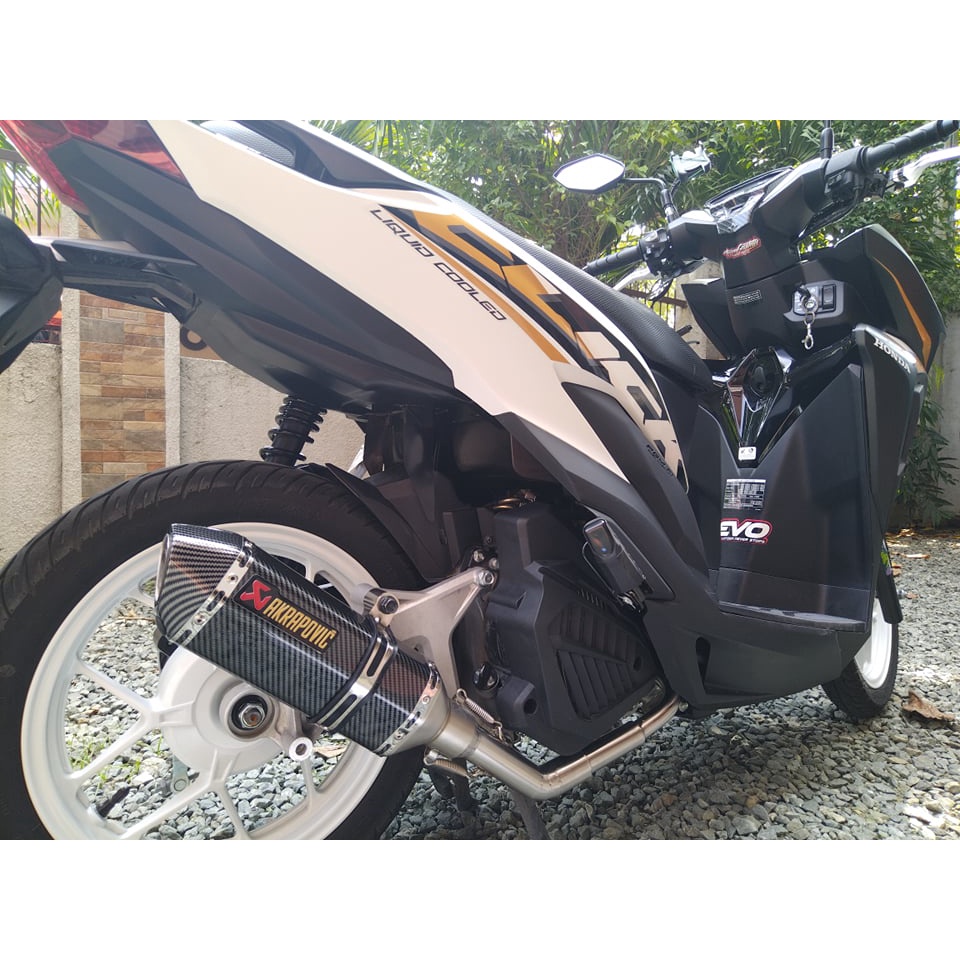 Akrapovic Full System for Honda Click V1,V2,V3 125/150, Click 160/PCX ...