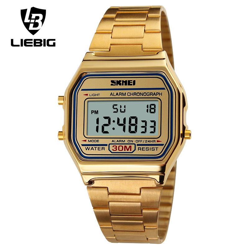LIEBIG X SKMEI Official vintage LED Digital Watch Waterproof ...