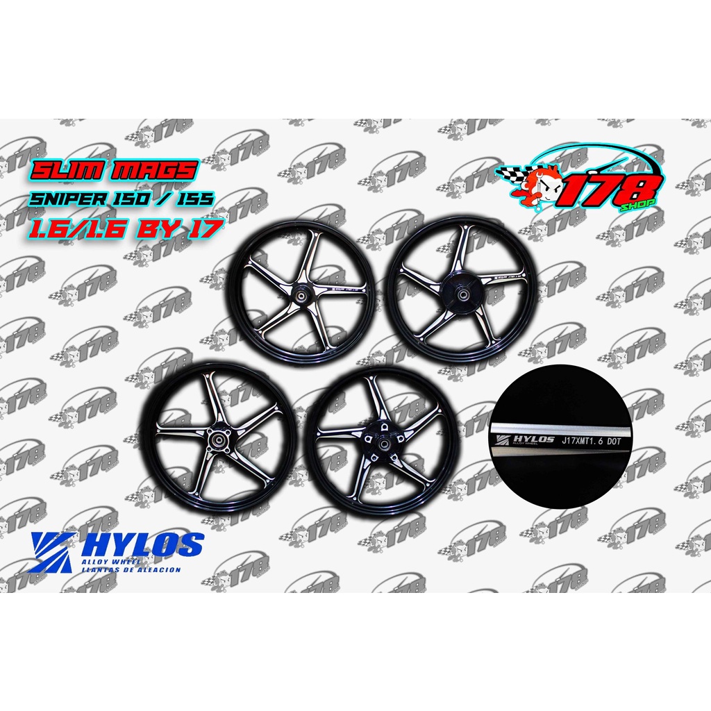 Hylos alloy mags sniper150/155 17" w/bearing | Shopee Philippines
