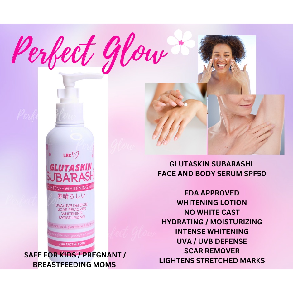 GLUTASKIN Subarashi Face and Body Serum Whitening Hydrating ...