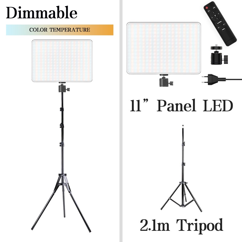 19/16/11 Inch Led Video Panel Cri 96+ Ultra Brightness Light 3200K To ...