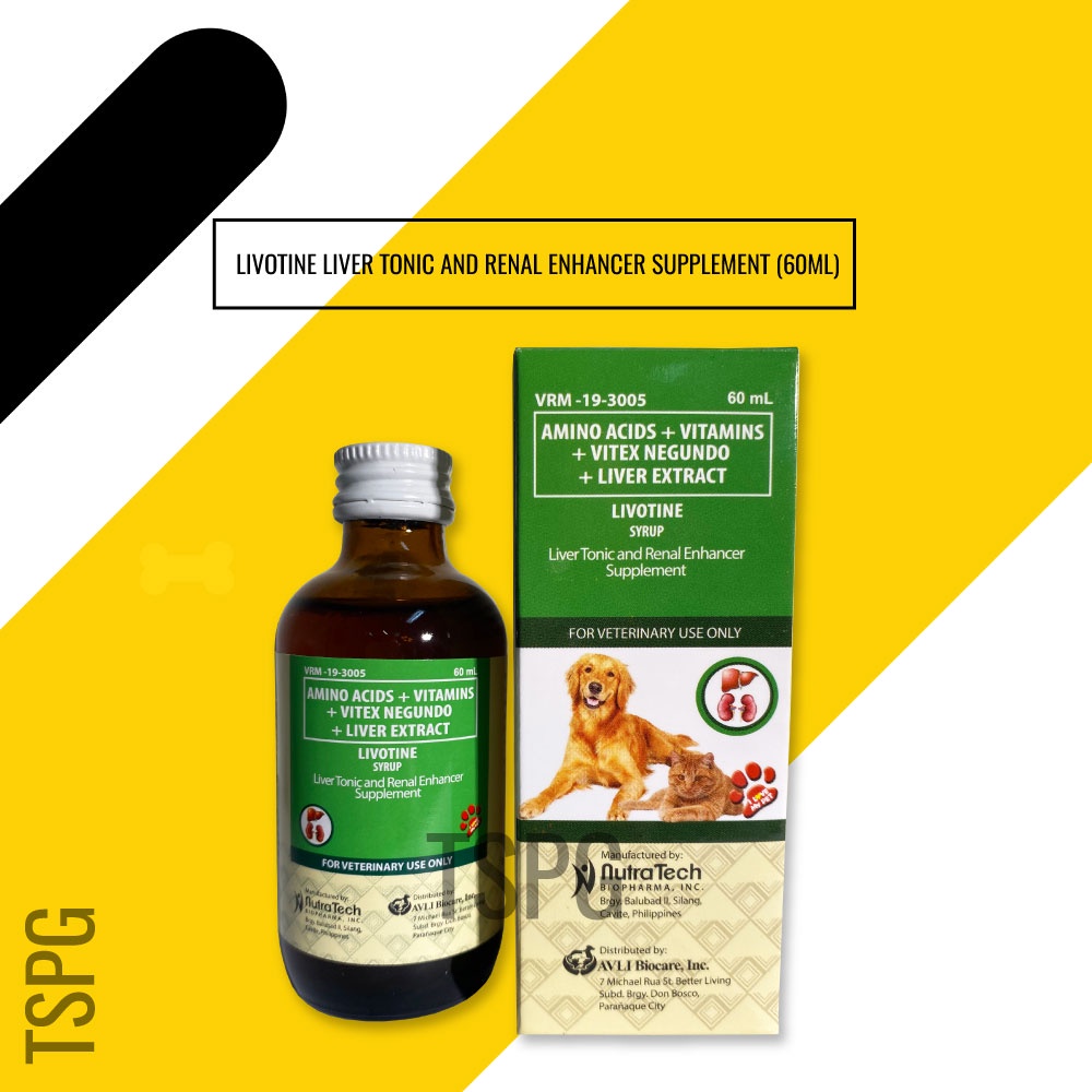 Livotine Liver Tonic and Renal Enhancer Supplement 60mL and 120mL ...