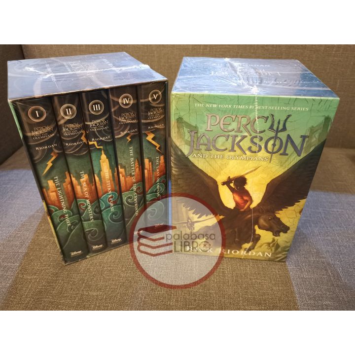 Percy Jackson And The Olympians Hardcover Set By Rick Riordan Shopee