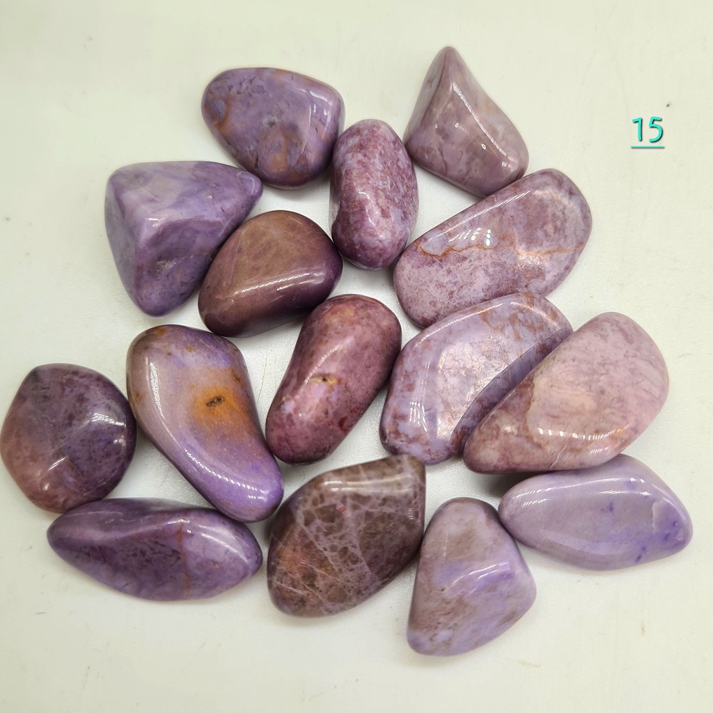 Lavender Jade Tumbled Stone - rare Turkish Purple Jade Healing Crystal ...