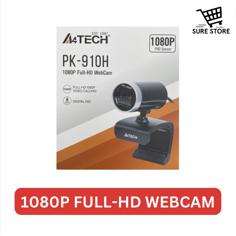 A4Tech PK-910H 1080P Full-HD WebCam | Shopee Philippines
