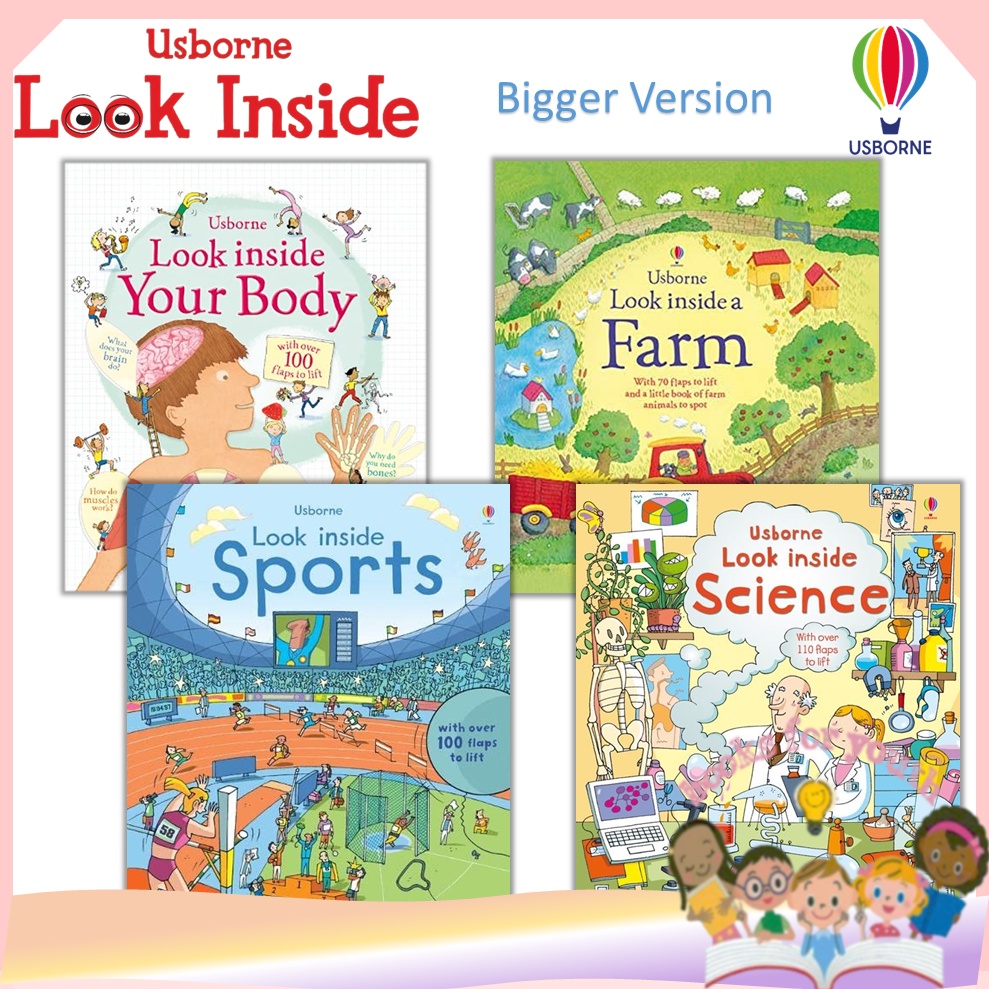 USBORNE Look Inside Collection - BIGGER Version [Lift-the-Flap][Ages 4 ...