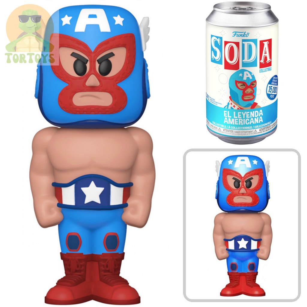 Funko Vinyl Soda | Marvel Lucha Libre: El Leyenda Americana Chase ...