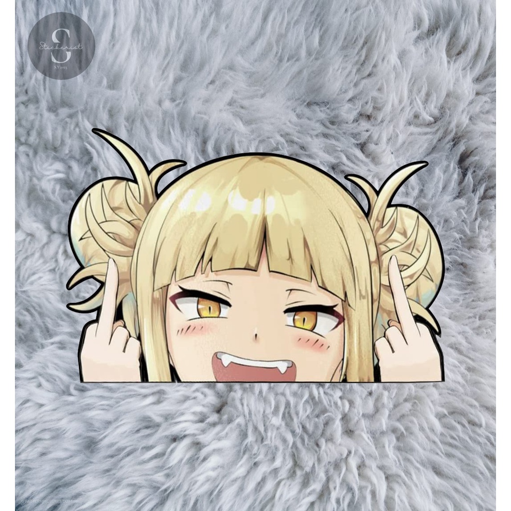 Cartoon Anime Car Sticker for Himiko Toga My Hero Academia Peeker ...