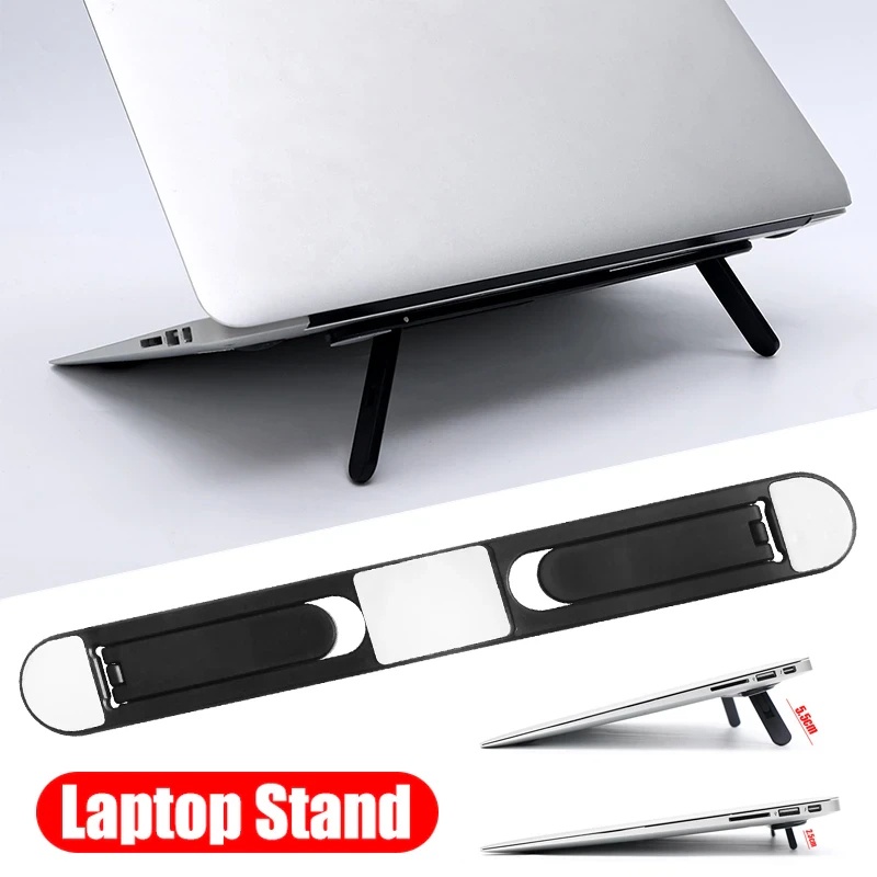 1Pc Universal Folding Laptop Bracket Stand/Portable Desktop Adjustable ...