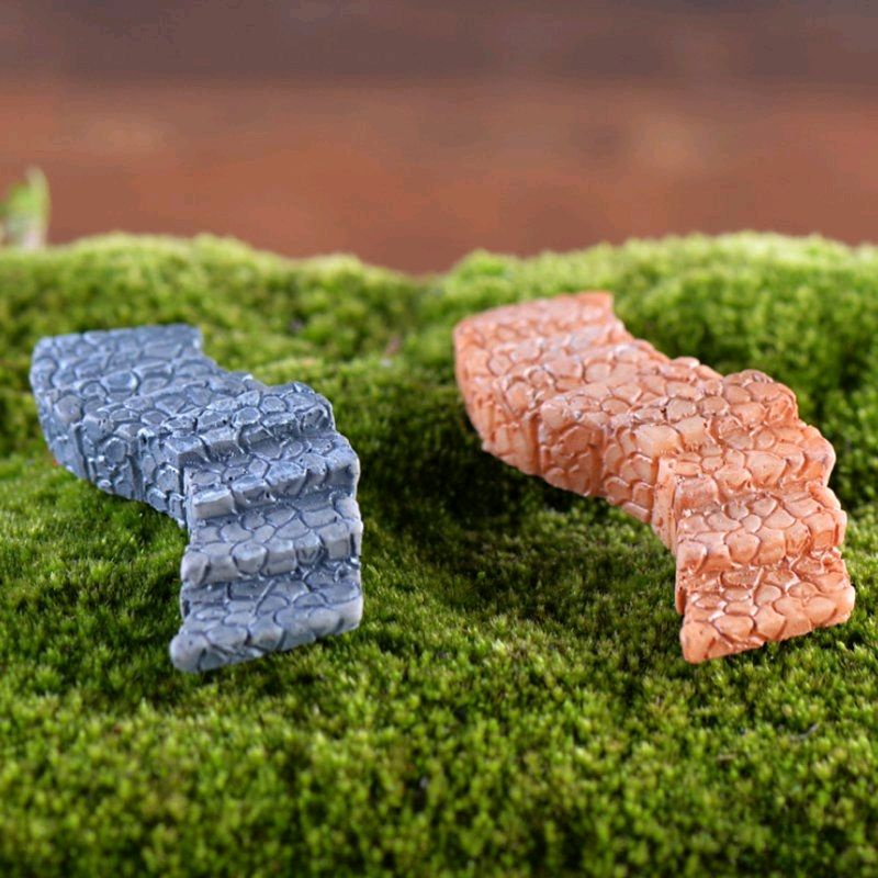 1pc Mini Curved Steps Ladder Fairy Garden Lamdscape Model Diorama ...
