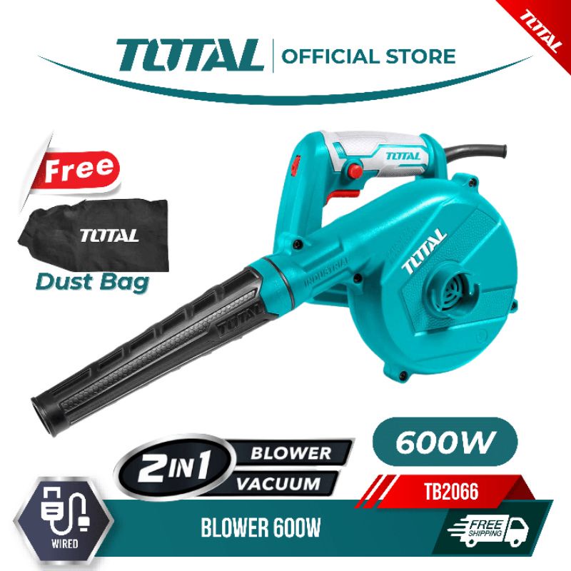 TOTAL TOOLS TB2066 industrial suction blower 600w | Shopee Philippines