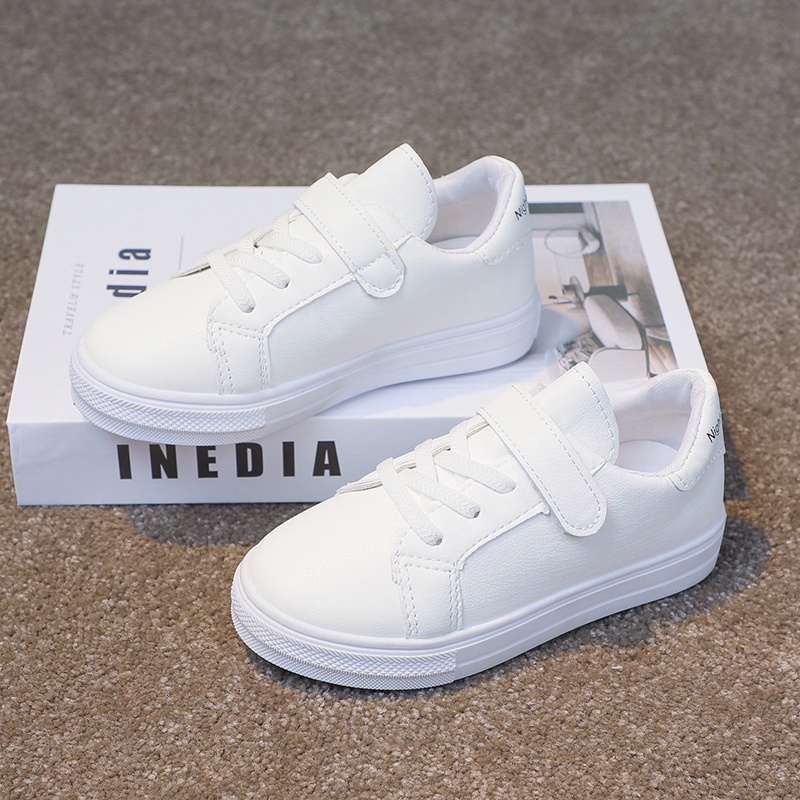 【TH.Baby】New Fashion Girl Fashion Kids Plain White Shoes With Beautiful ...