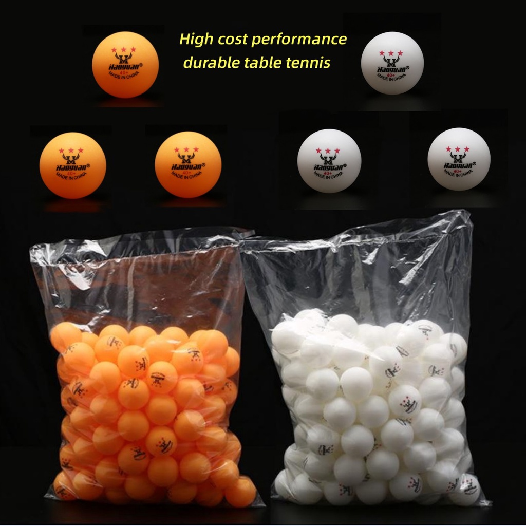 5 Piece yellow/white Table Tennis Ping Pong Ball Train the ball for ...