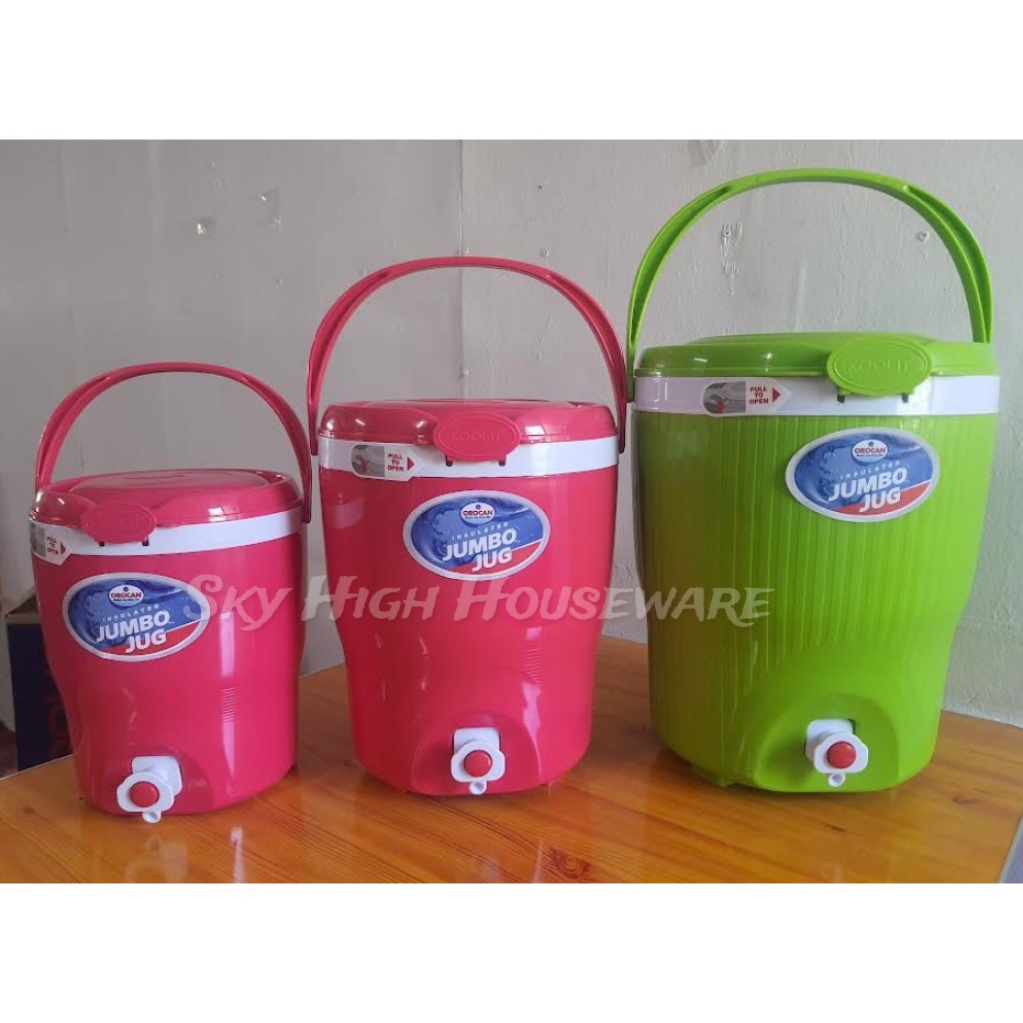 OROCAN KOOLIT JUMBO JUG INSULATED (4L)(8L)(12L)WATER JUG COOLER #9004 ...